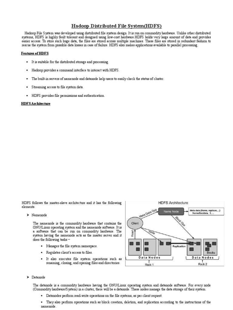 Hadoop Distributed File System Download Free Pdf Apache Hadoop File System