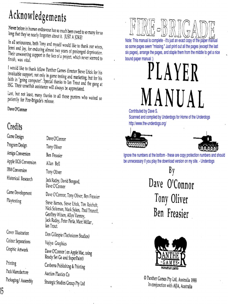 Fire Brigade Manual | PDF