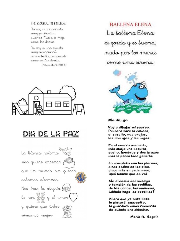 Poemas para Niños | PDF