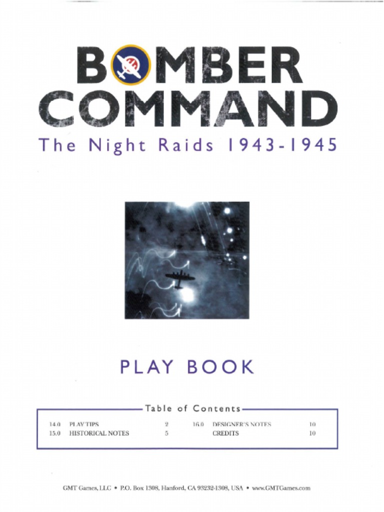 Bomber Command Play Book | PDF