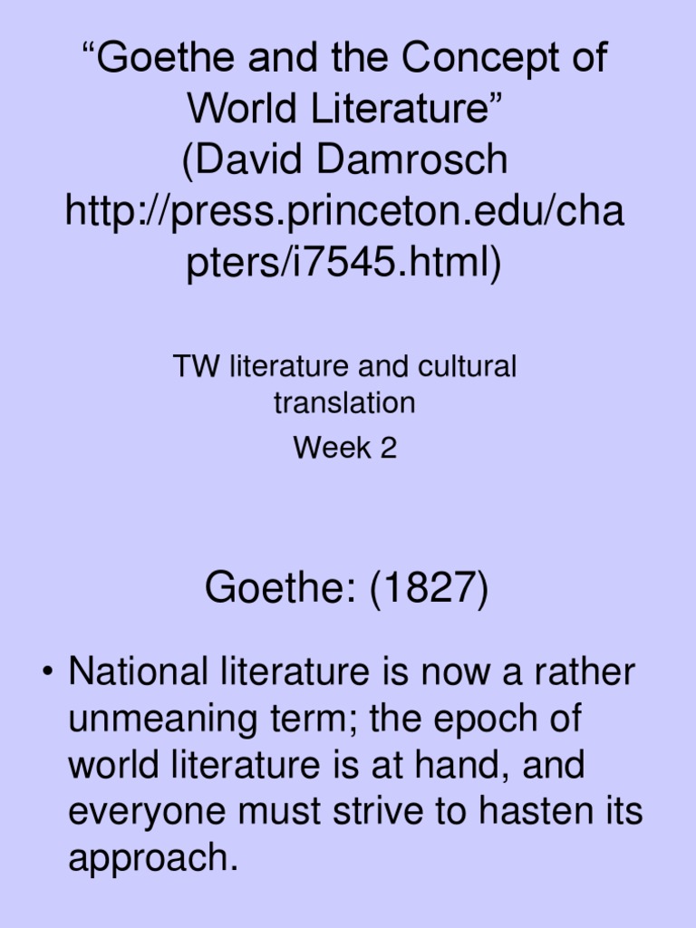 Goethe | PDF | Translations | Poetry