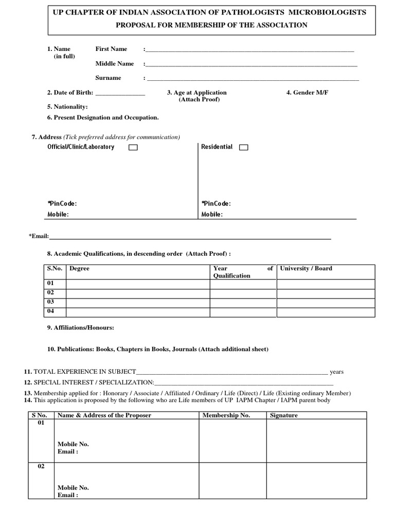 Form | PDF | Academic Degree | Academia