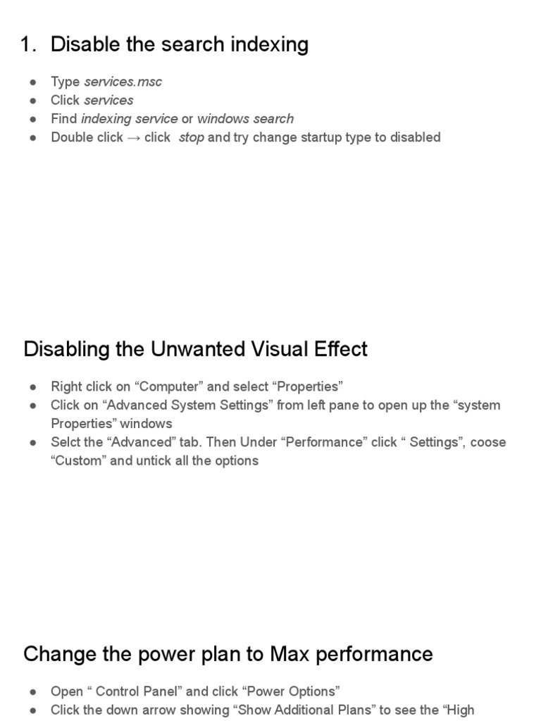 Windows 10 Tweak Performance | PDF