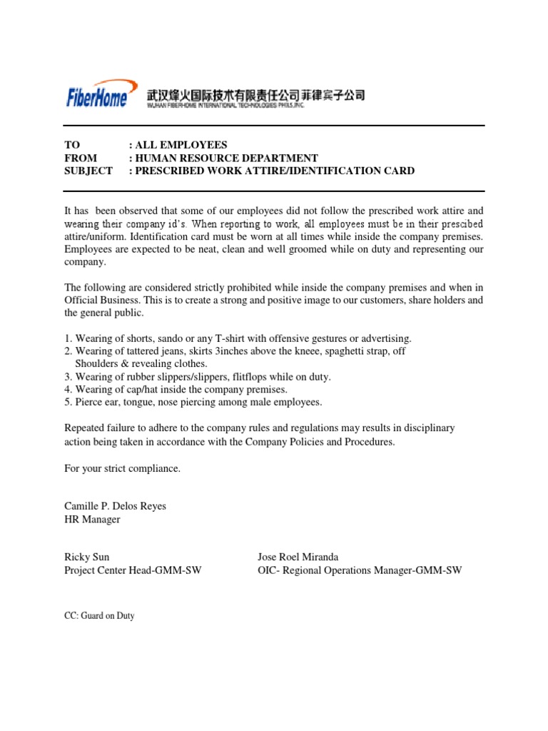 2019-Office Internal Memo-001 | PDF