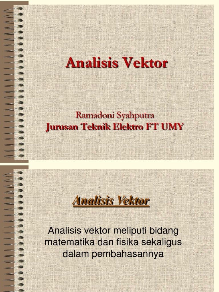 Buku Analisis Vektor PDF | PDF