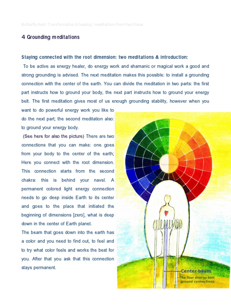 4 Grounding Meditation PDF | PDF | Green | Color
