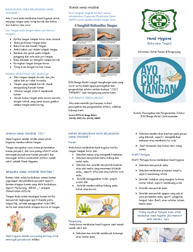 Leaflet HAND HYGIEN | PDF