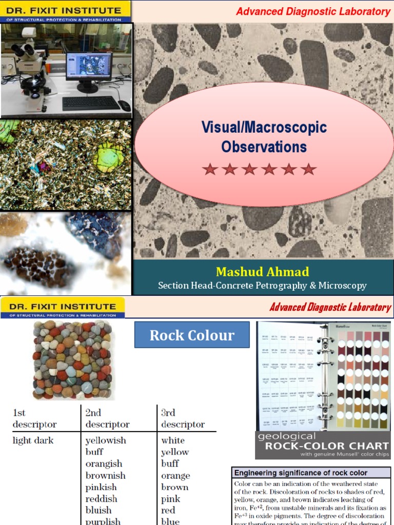 Visual Observations Petrography | PDF