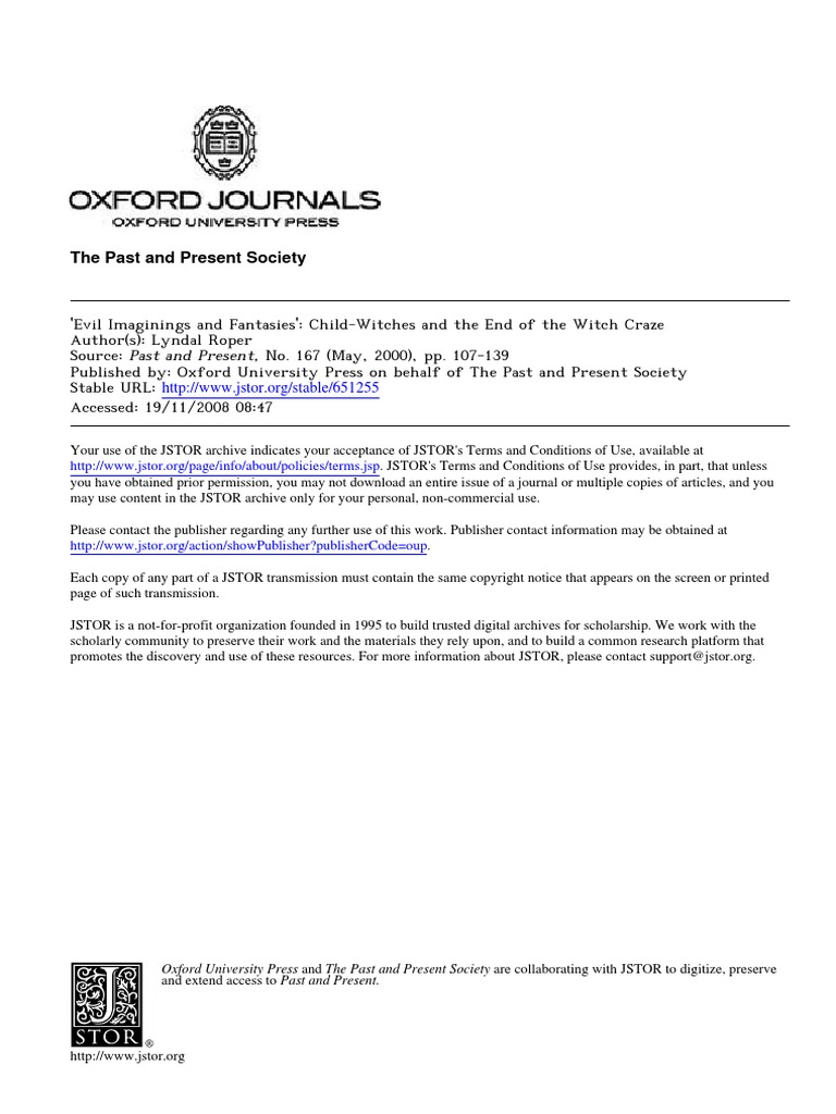 Djeca Vjestica Linda Roper | PDF | Witchcraft | Witch Hunt