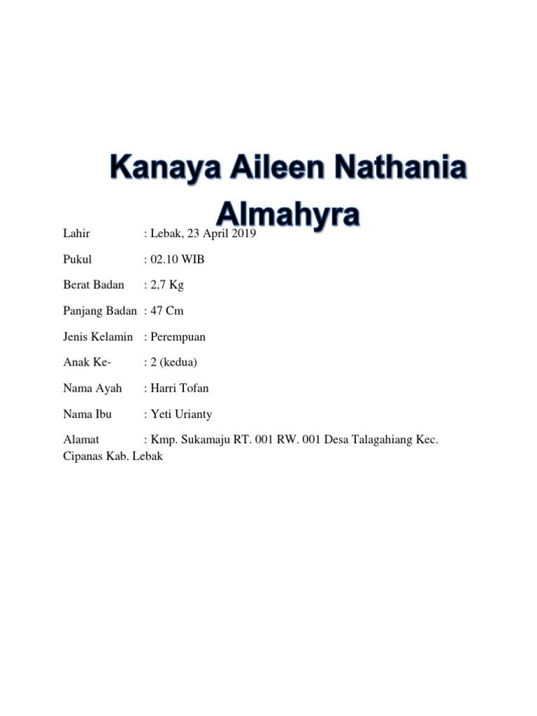 Kanaya | PDF | Kesehatan Holistik