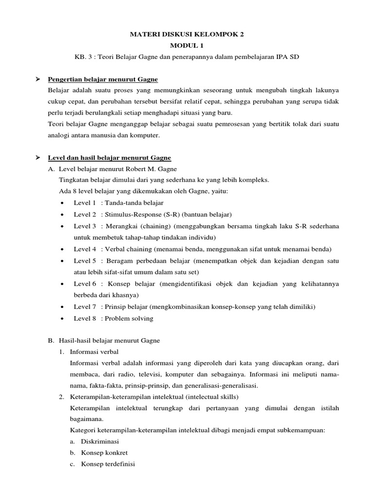 Pembelajaran IPA-Modul 1 | PDF