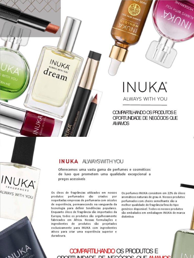 Inuka Product Brochure 2019 PDF | PDF | Cabelo | Perfume