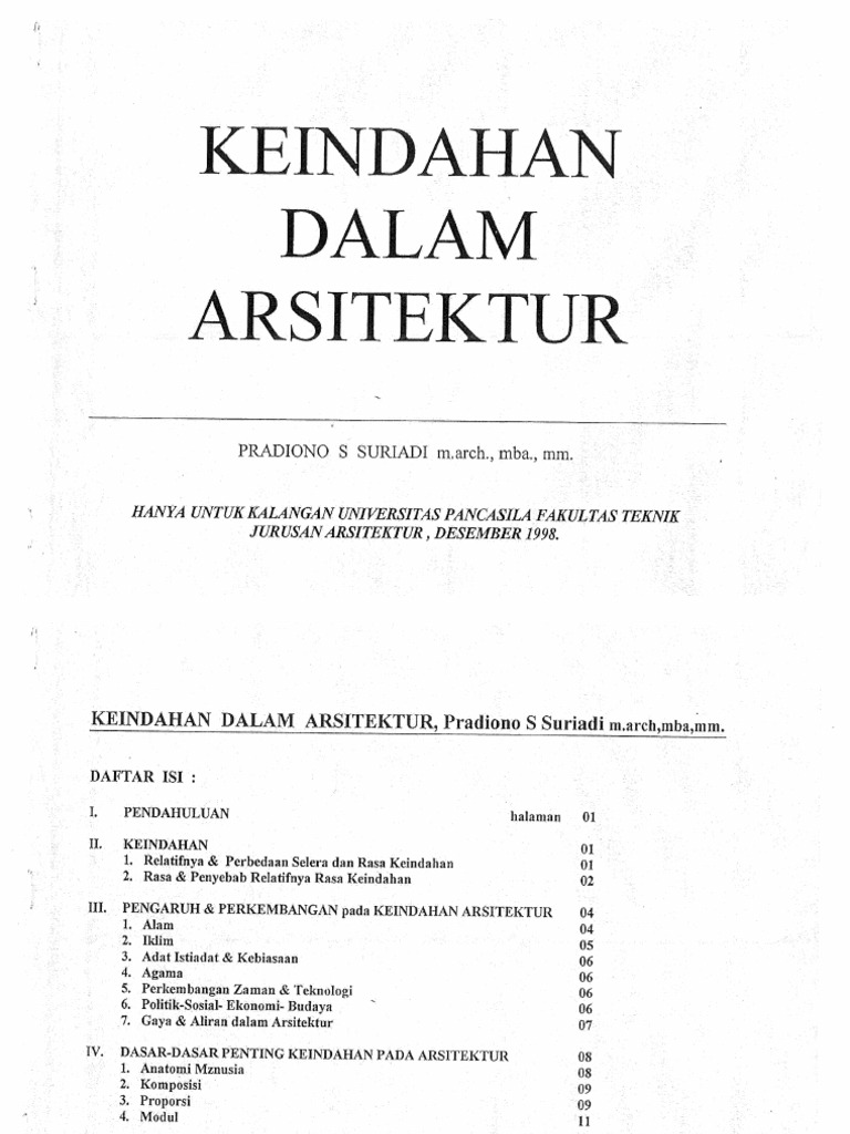 Keindahan Dalam Arsitektur Pdf