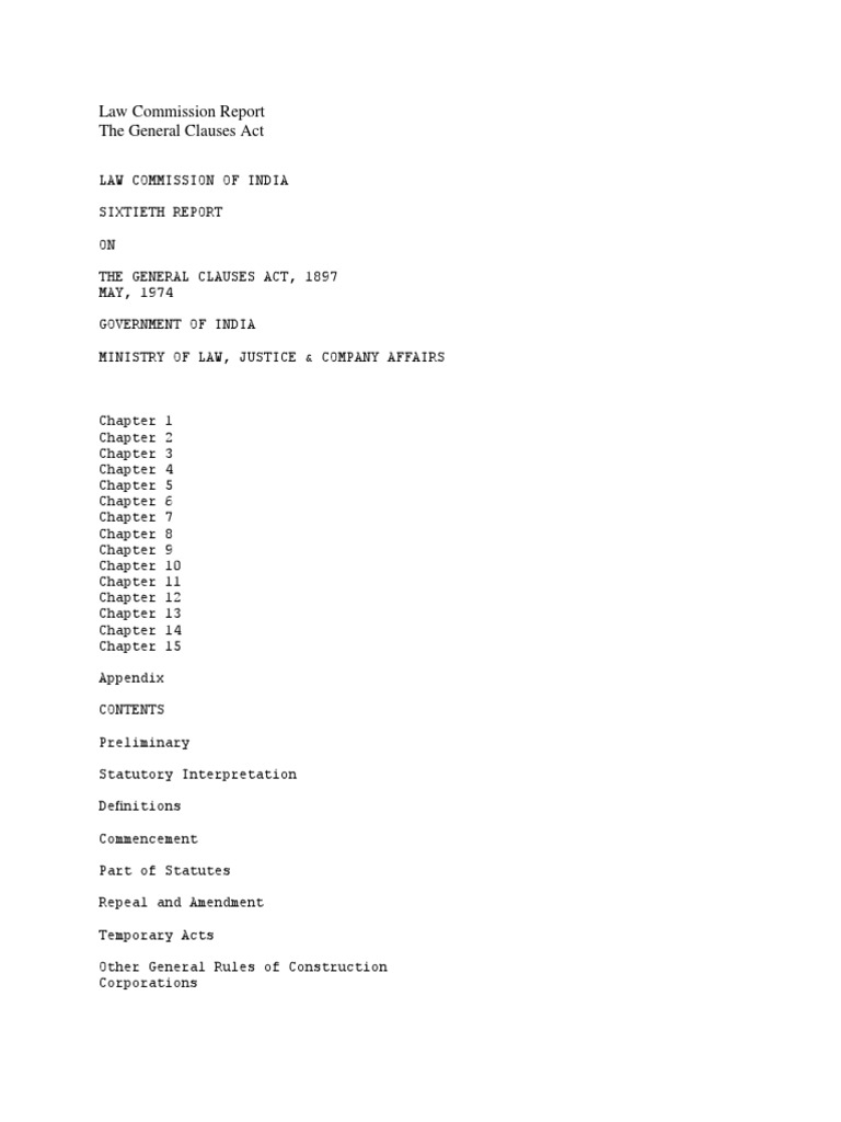 Law Commission Report | PDF | Statutory Interpretation | United States ...