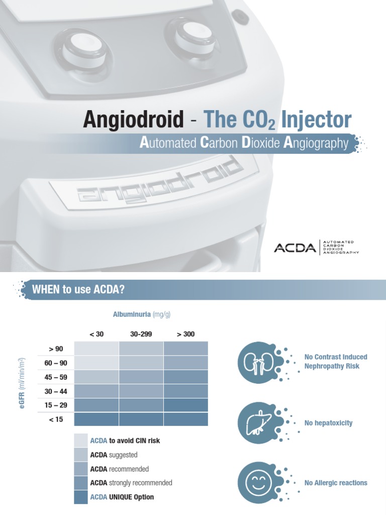 Angiodroid The CO2 Injector - Automated CO2 Angiography | PDF | Renal ...