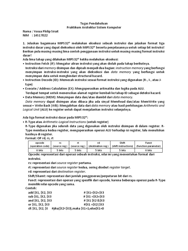 Tugas Pendahuluan 3 | PDF