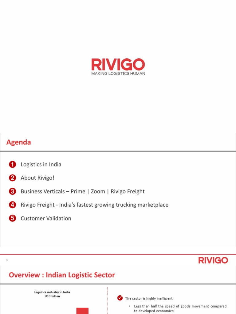 Rivigo | PDF | Logistics | Cargo