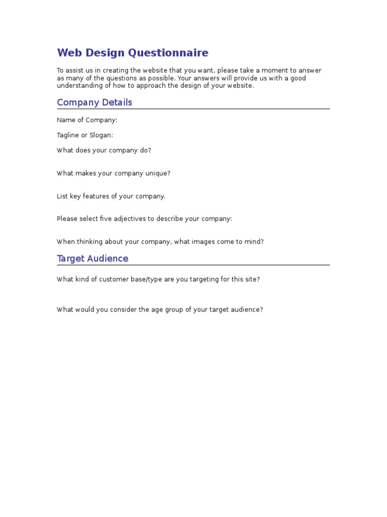 Website Question Designs | PDF | Web Design | Websites