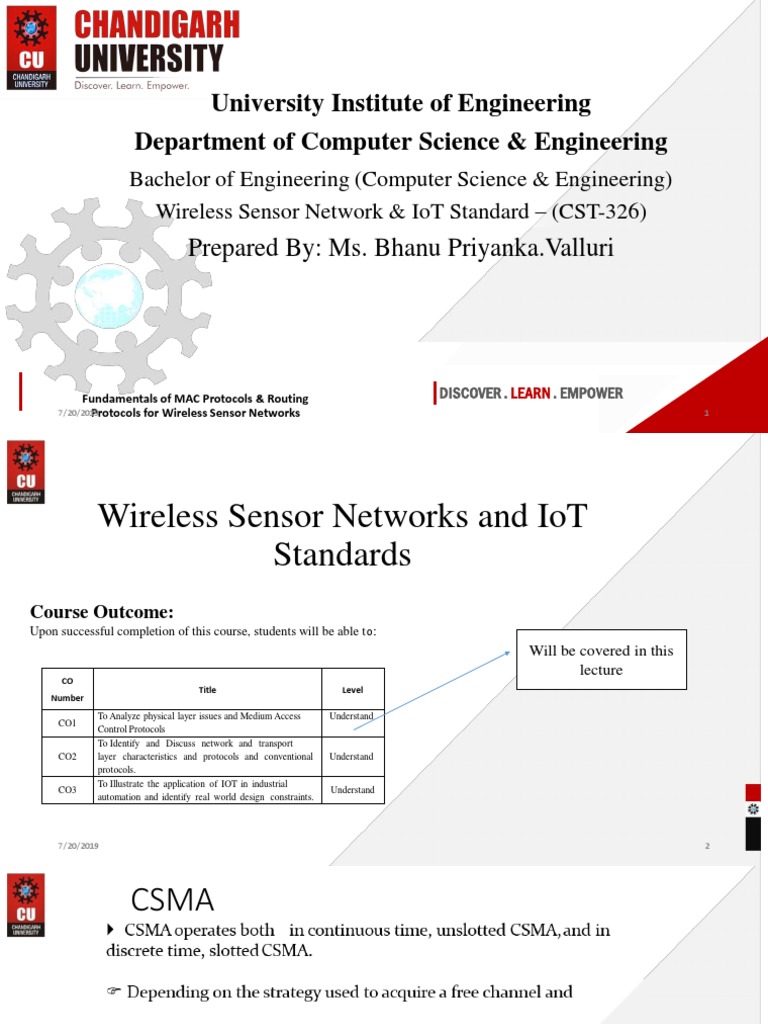 WSN Edited Unit-2 CHapter-2 | PDF | Wireless Sensor Network | Bluetooth