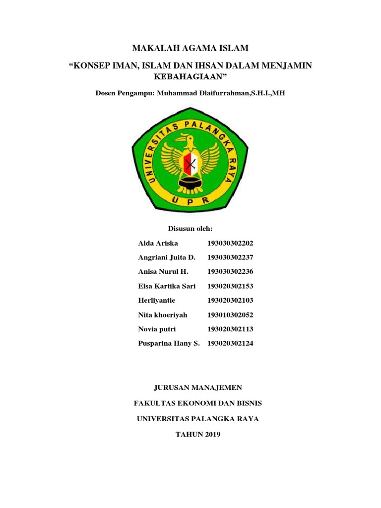 Makalah Agama Islam. Kelompok 6 | PDF