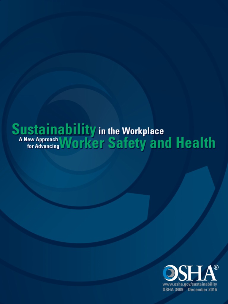 OSHA Sustainability Paper | PDF | Sustainability | Occupational Safety ...