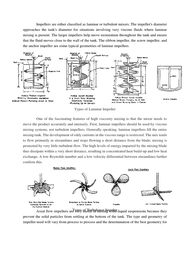 Impellers | PDF | Laminar Flow | Turbulence