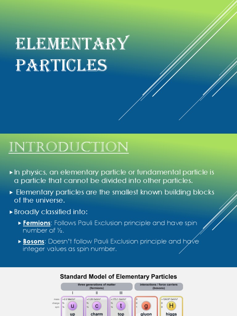 Introduction to Elementary Particles | PDF | Quark | Elementary Particle
