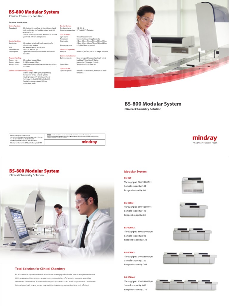 BS-800 Modular System | PDF | Antibody | Immunoglobulin G