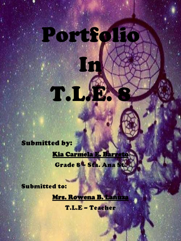 Portfolio in T.L.E. 8: Submitted by | PDF | Pasta | Soup
