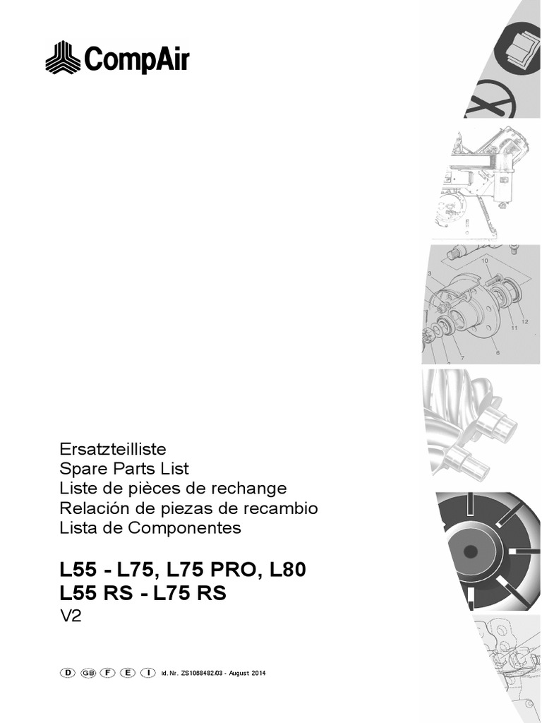 L55-75 Parts Manual | PDF