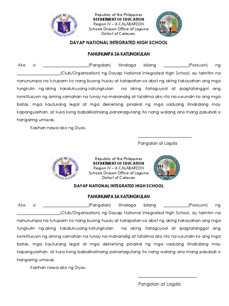 Panunumpa | PDF