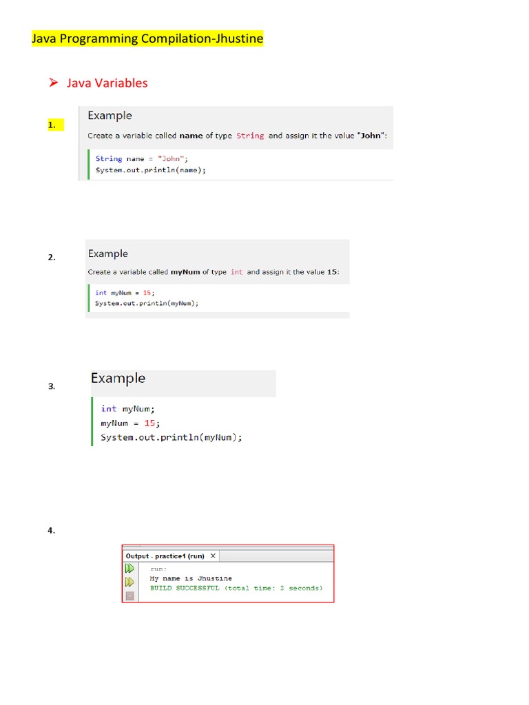 Java Programming Fundamentals: An Introduction to Variables, Data Types, Operators, and Arrays ...
