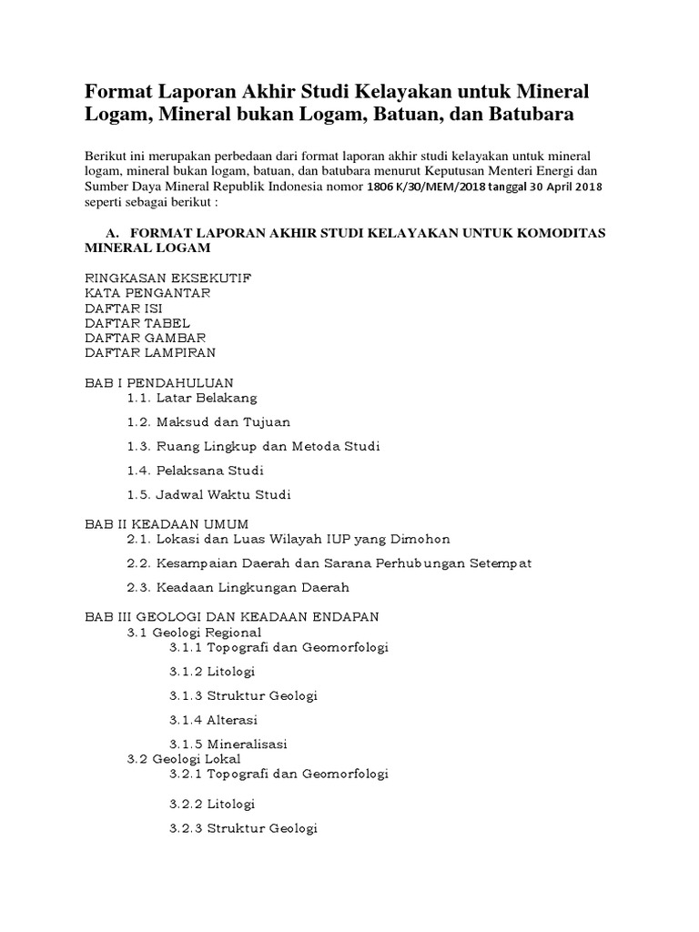 Mine Feasibility Study | PDF