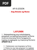 Kabihasnang Rome | PDF