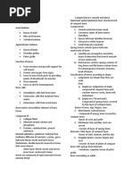 Anatomy - & - Physiology Cheat Sheet | PDF | Bone | Skin