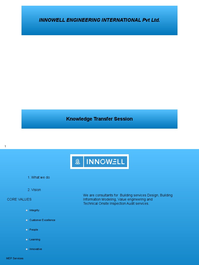 Innowell Engineering Pvt Ltd Overview | PDF | Plumbing | Sanitation