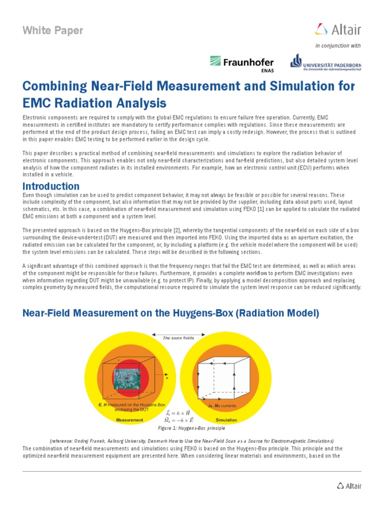 Combining Near-Field Measurement and Simulation For EMC Radiation ...