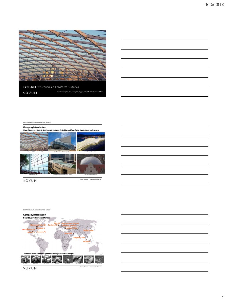 Session 2 - GRID SHELL STRUCTURES On Freeform Surfaces - NOTES PDF ...