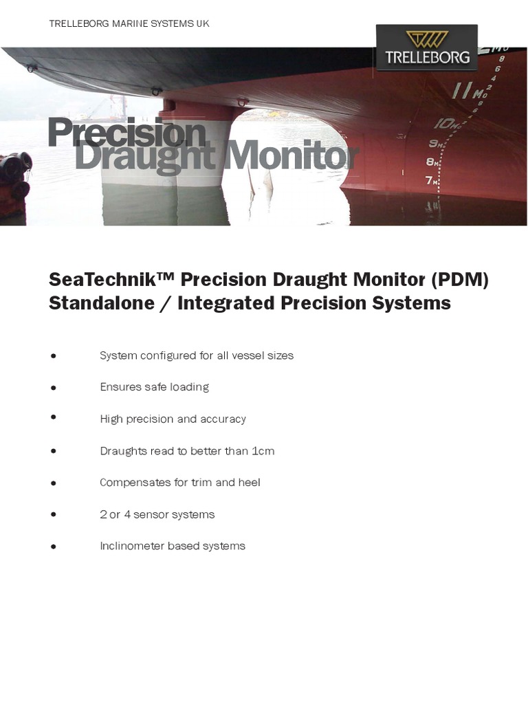 Precision Draught Monitor | PDF | Ships | Sensor