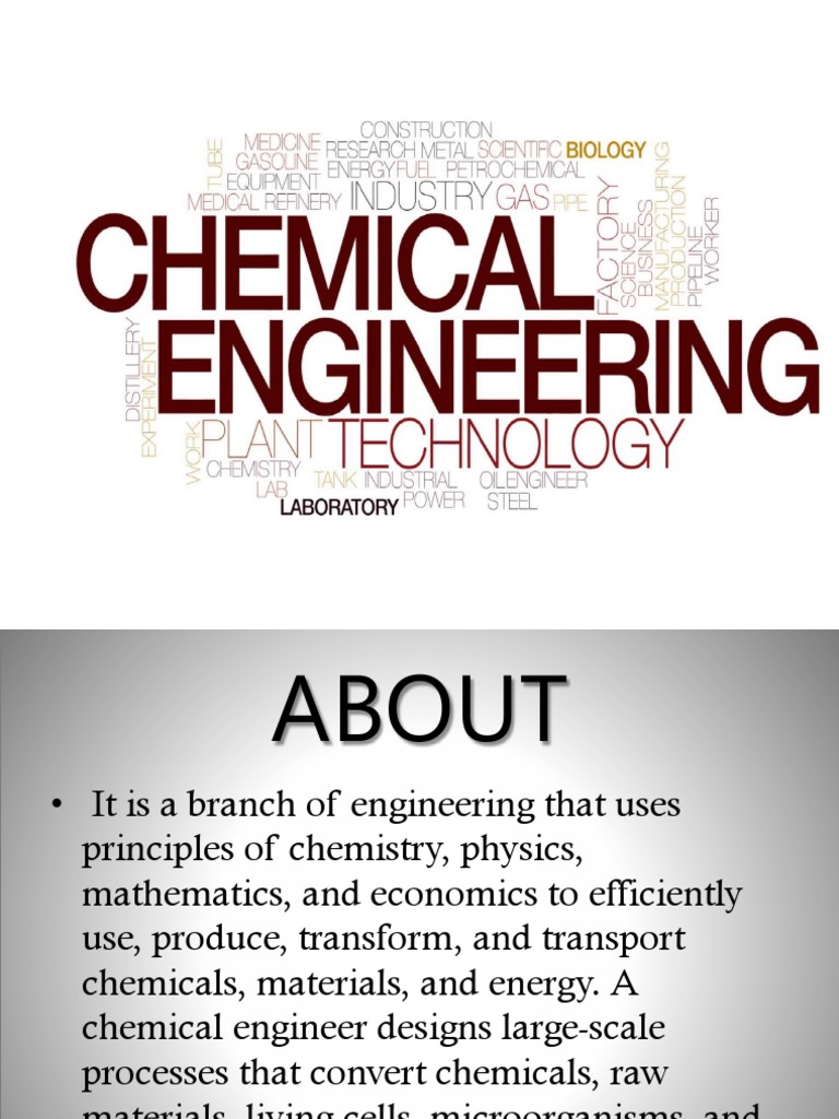 Chemical Engineering | PDF | Chemical Engineering | Engineering