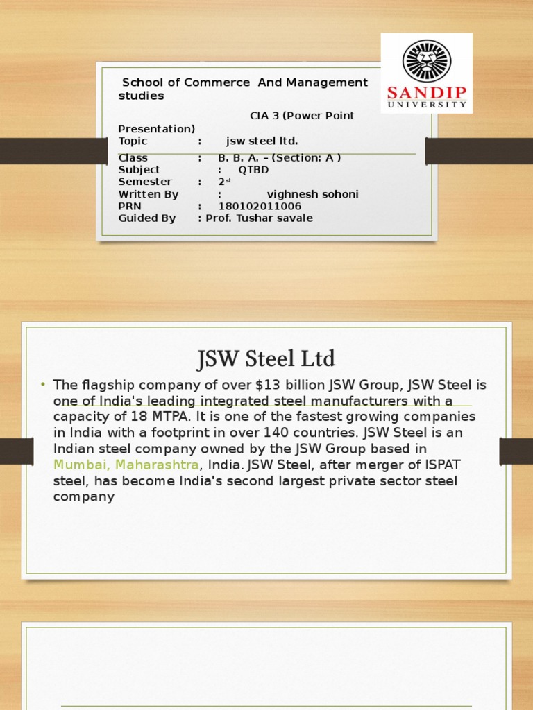 JSW Steel Ltd: An Overview of India's Second Largest Private Steel ...