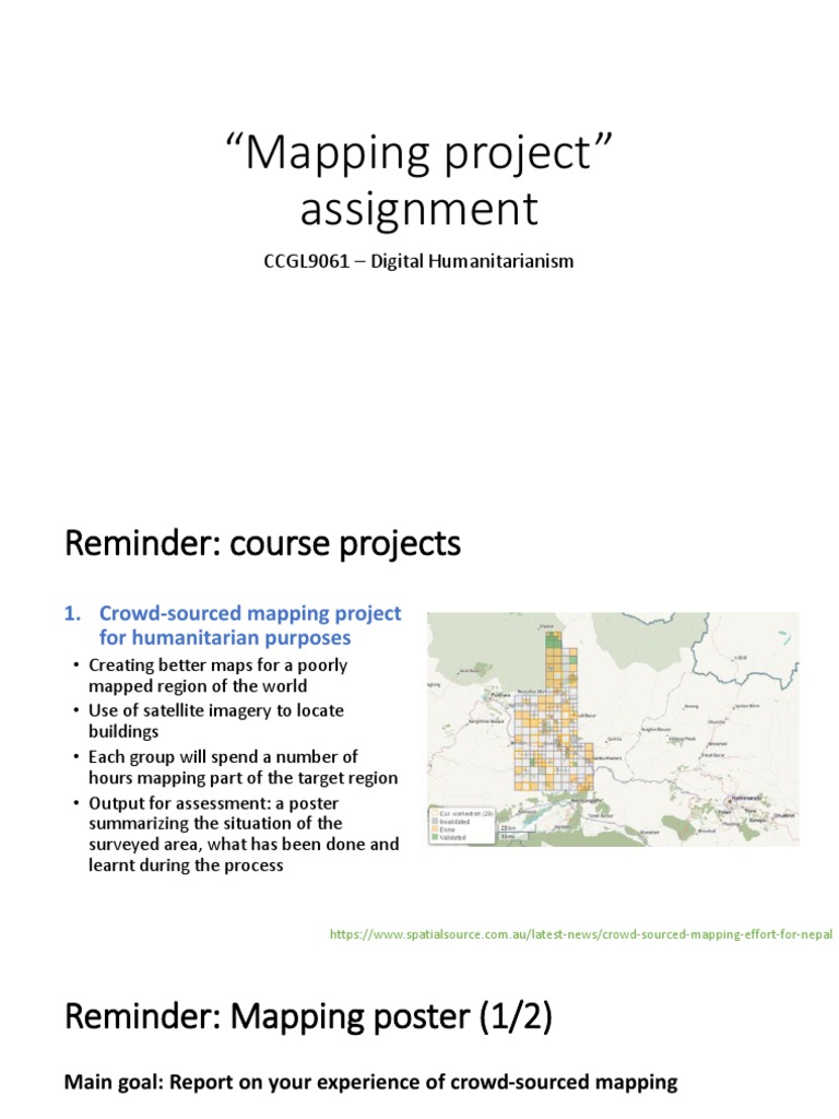 Crowd-Sourced Mapping for Humanitarian Aid | PDF | Human Communication ...