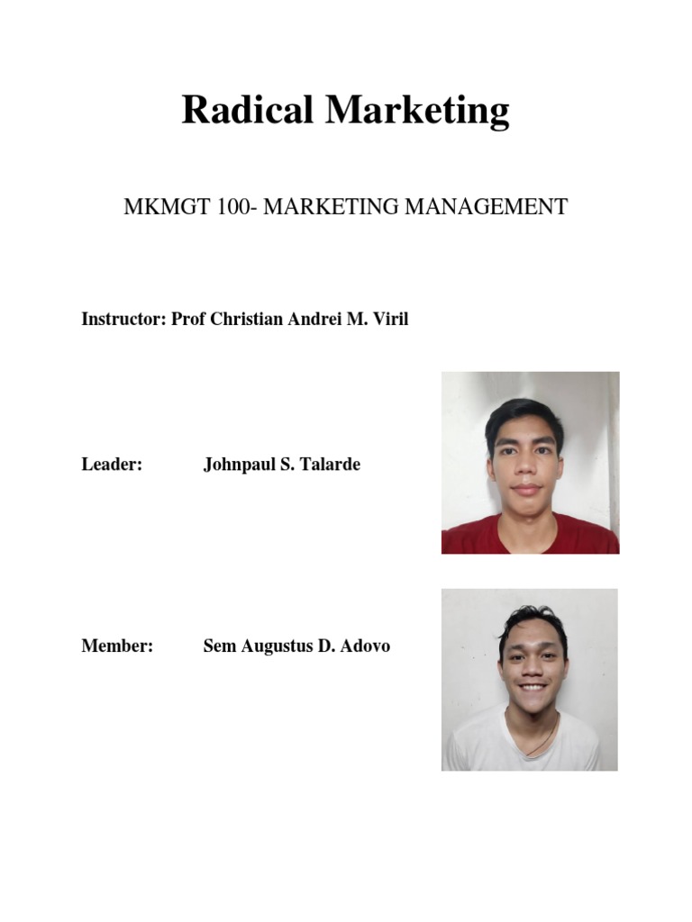 Front Page Marketing | PDF