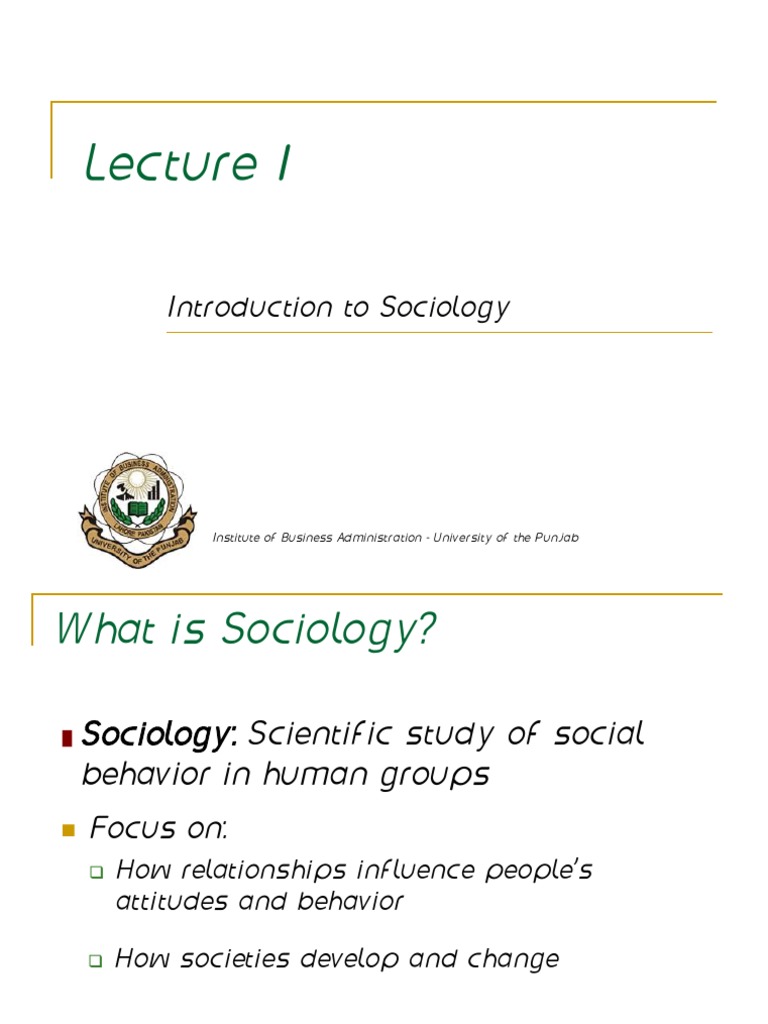 Introduction To Sociology | PDF | Sociology | Max Weber