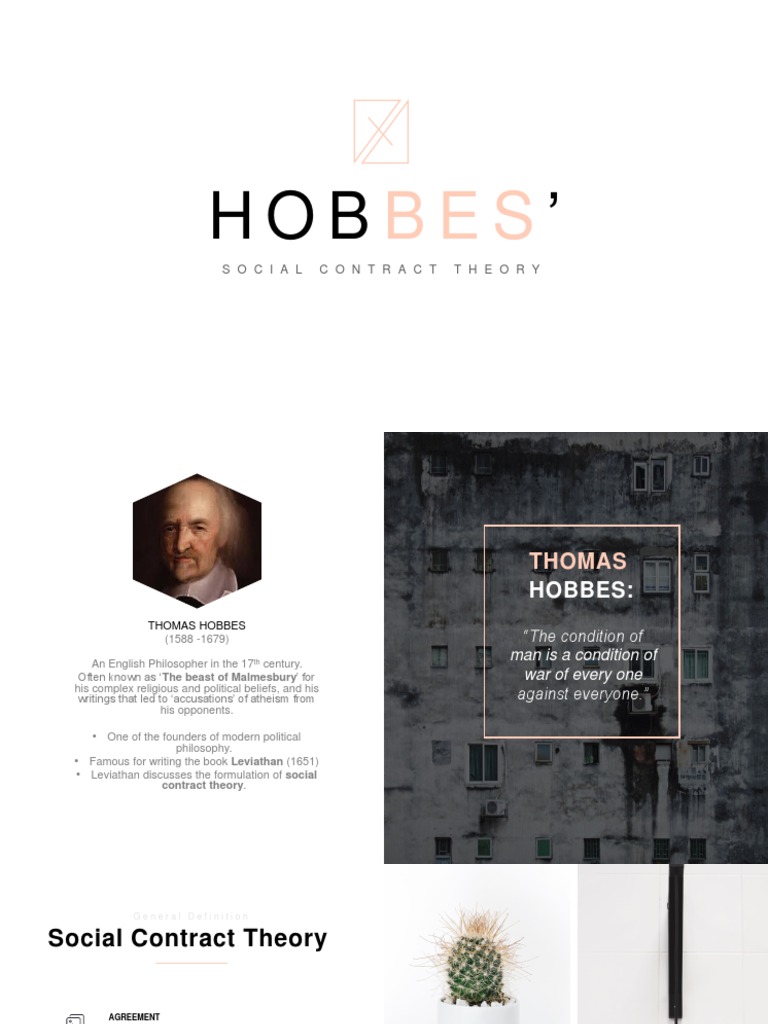 Hobbes' Social Contract Theory Explained | PDF | Social Contract ...