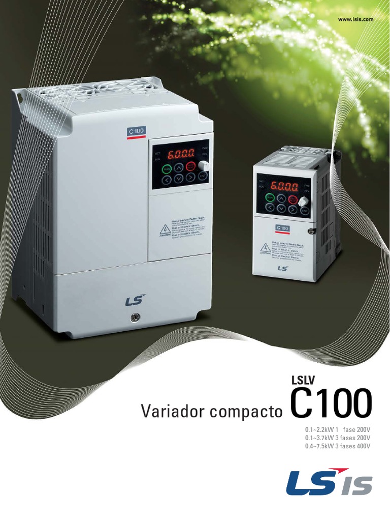Manual Variador LS C100 en Español | PDF | Cantidad | Fuerza