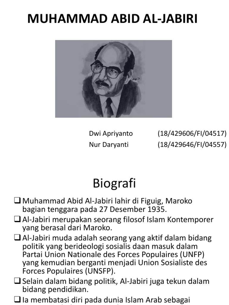 Muhammad Abid Al-Jabiri | PDF