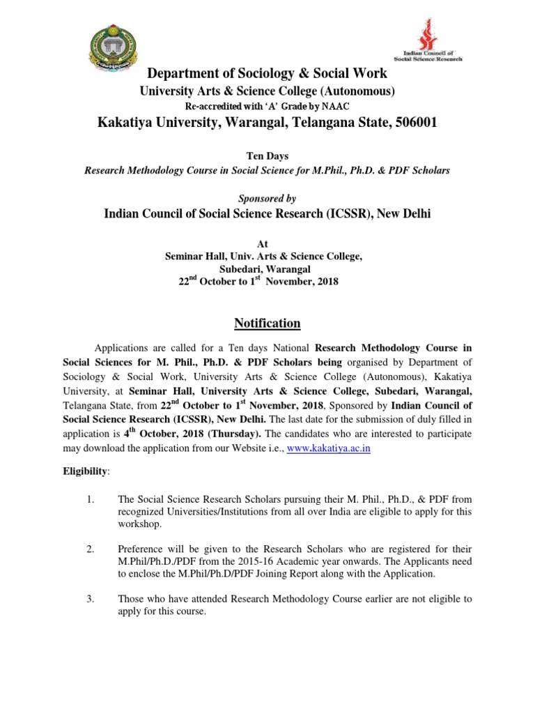 1361 Rmc Notification Pdf Download Free Pdf Qualitative Research