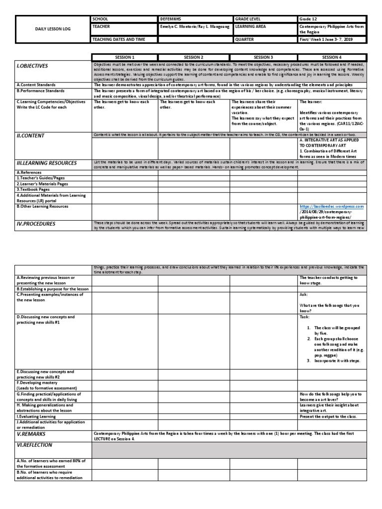 Cpar Week 1 | PDF | Educational Assessment | Learning