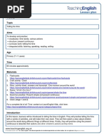 Daily Routines Lesson Plan | PDF | Worksheet | Lesson Plan